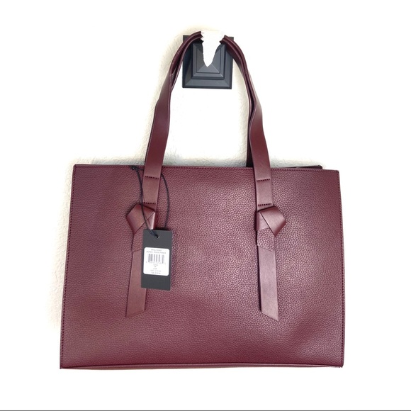 Rachel Zoe | Bags | Nwt Curateur Rachel Zoe Burgundy Tote | Poshmark
